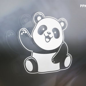 Panda Decal Animal Tattoo Vinyl Decal Sticker for Car - Etsy