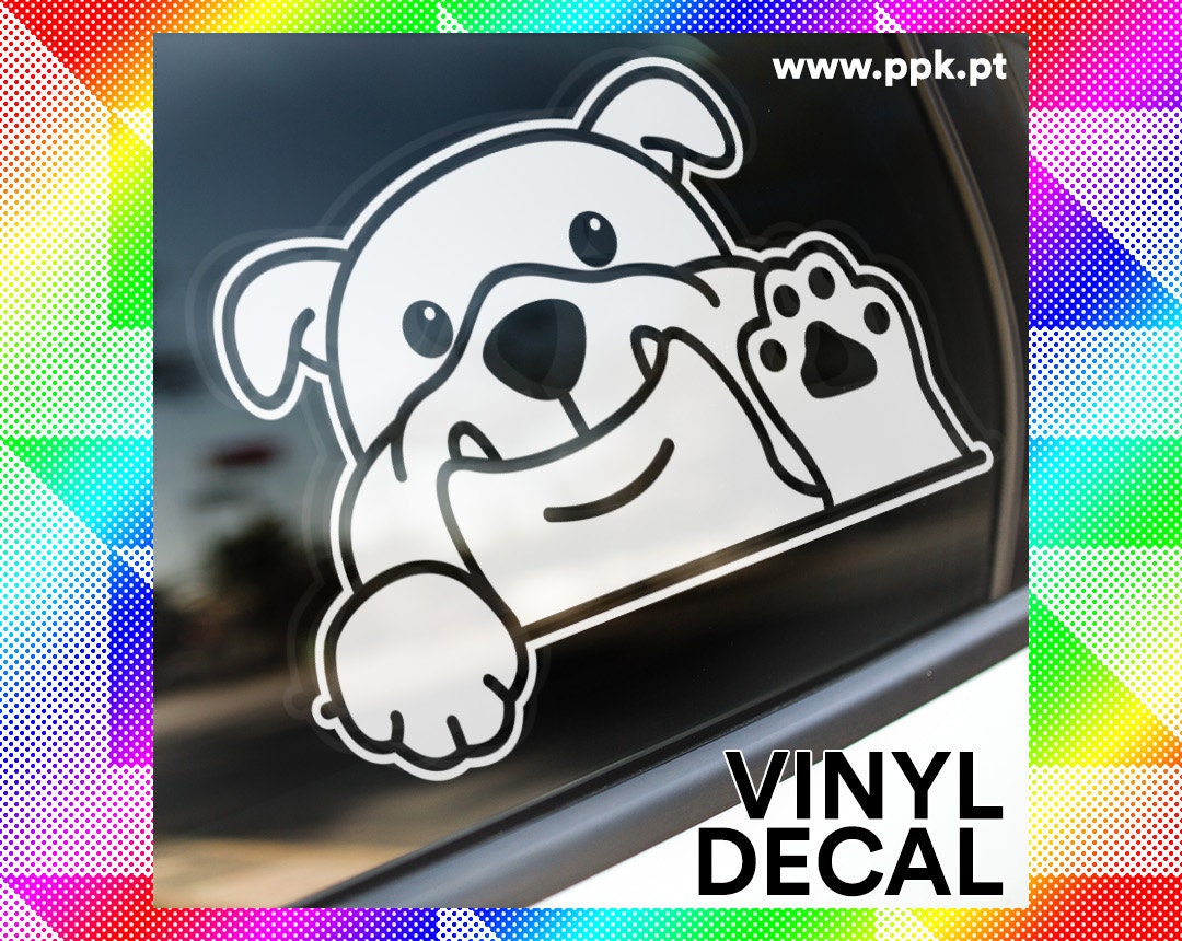 Bulldog - Vinyl Decal Sticker for Car, Yeti, Laptop - Etsy