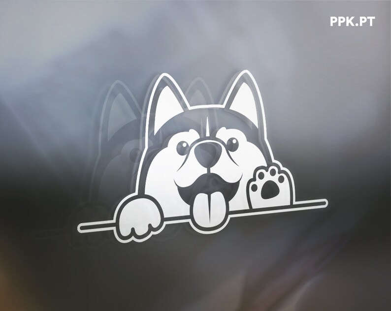 Husky Animal Tattoo Vinyl Decal Sticker for Car Yeti - Etsy