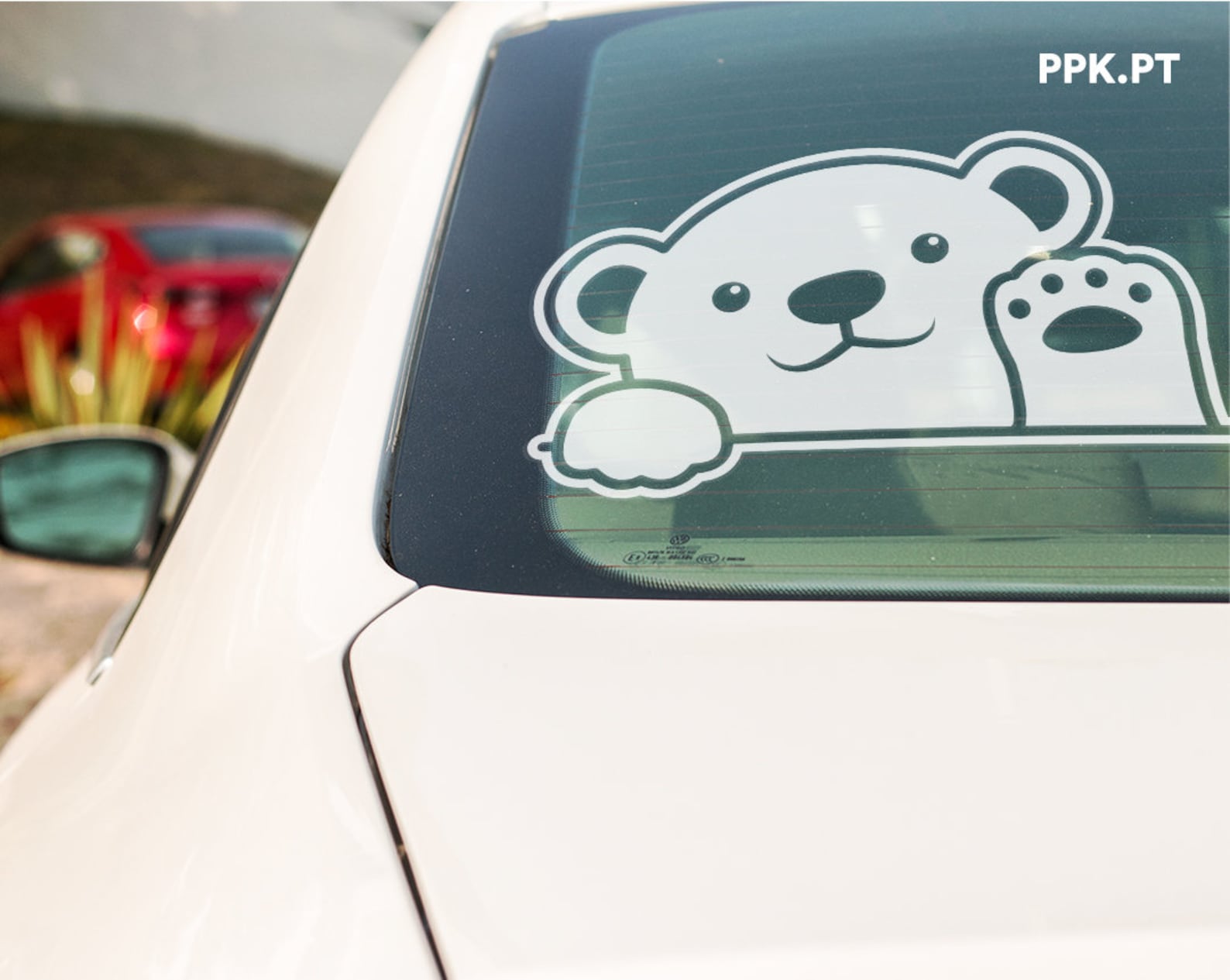 Cute Bear Vinyl Decal Sticker for Car Yeti Laptop | Etsy
