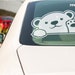 Cute Bear Vinyl Decal Sticker for Car Yeti Laptop - Etsy