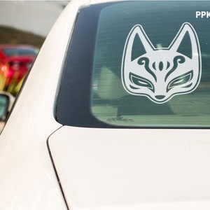 Kitsune Decal Tattoo Vinyl Decal Sticker for Car Yeti - Etsy