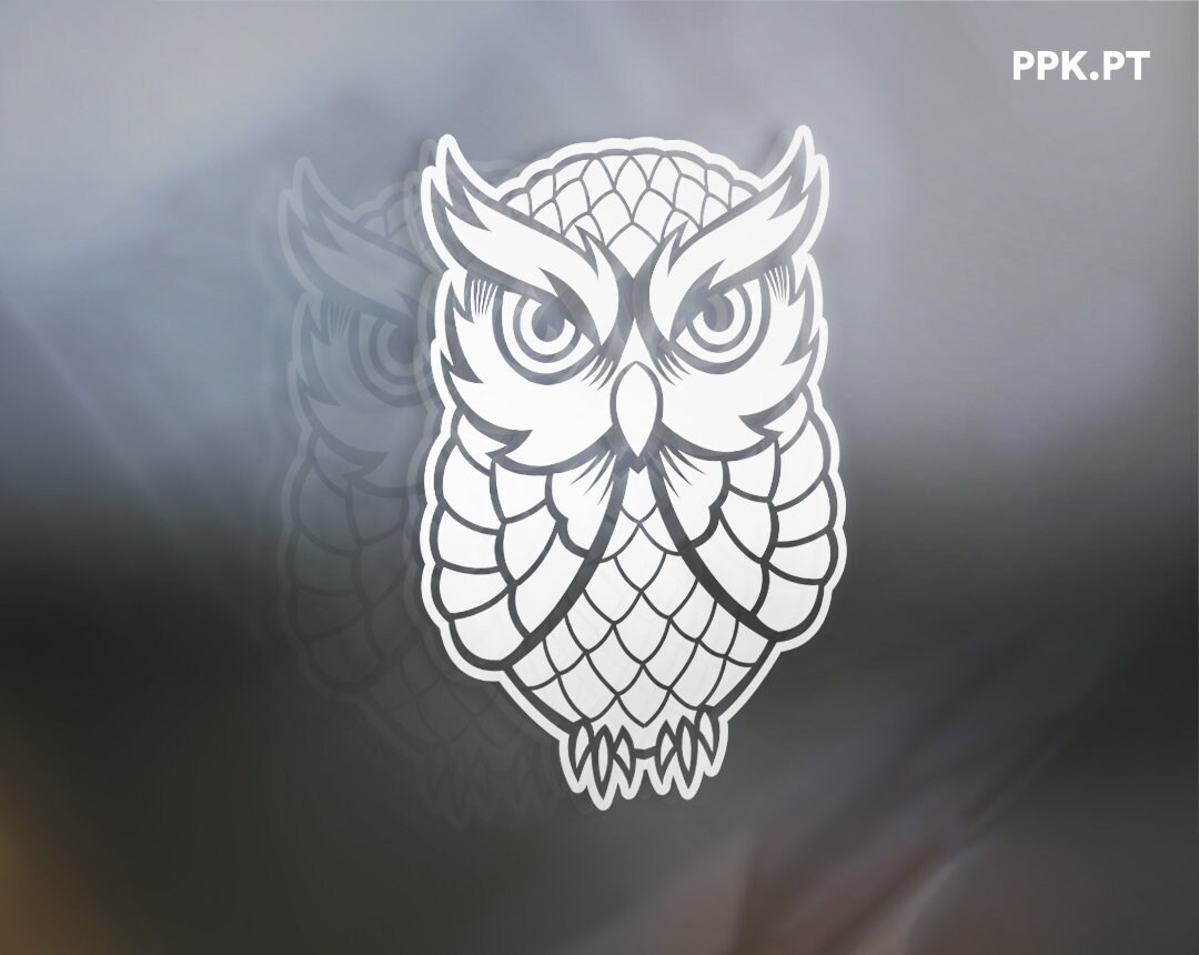 Owl Decal Animal Tattoo Vinyl Decal Sticker for Car | Etsy