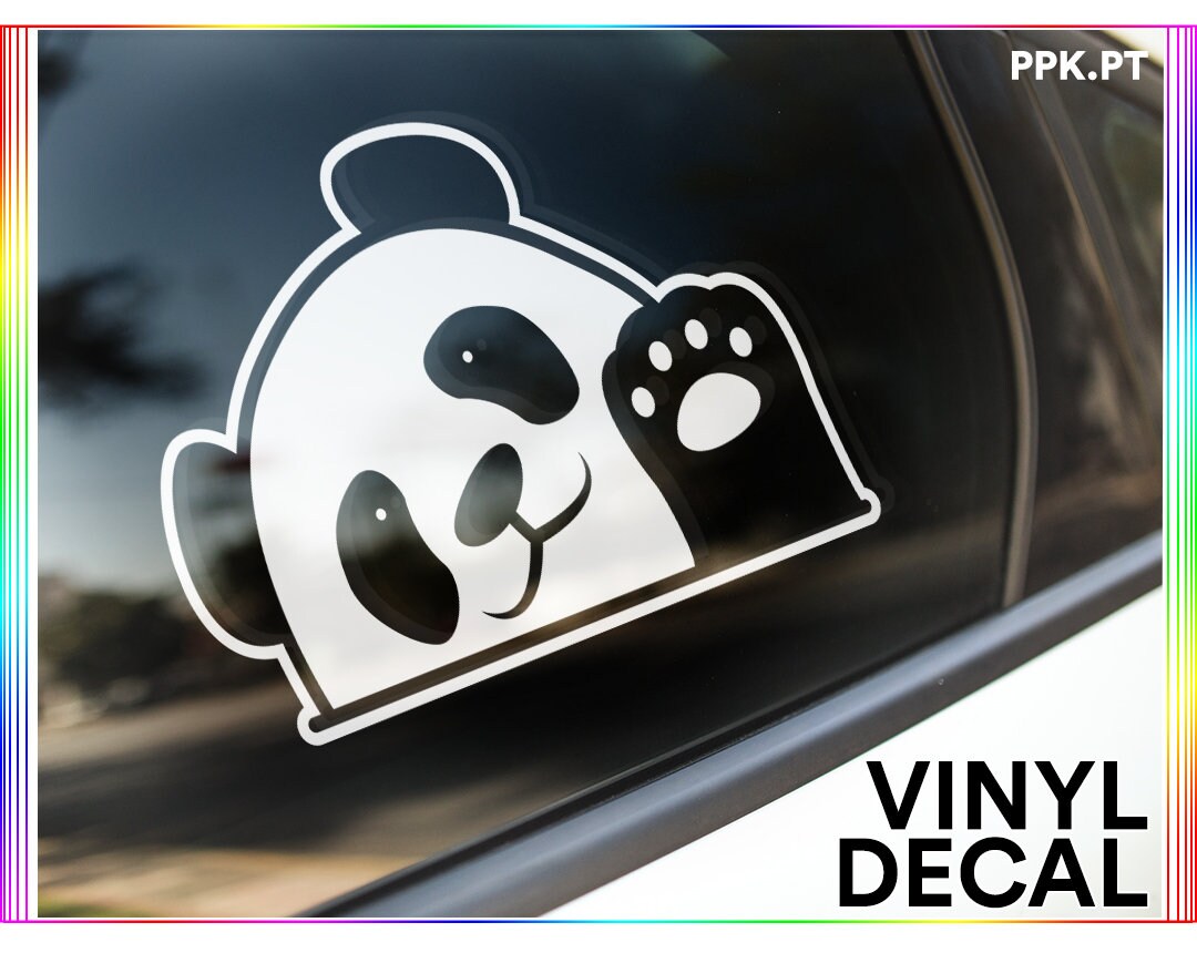 Panda Vinyl Decal Sticker for Car Yeti Laptop - Etsy