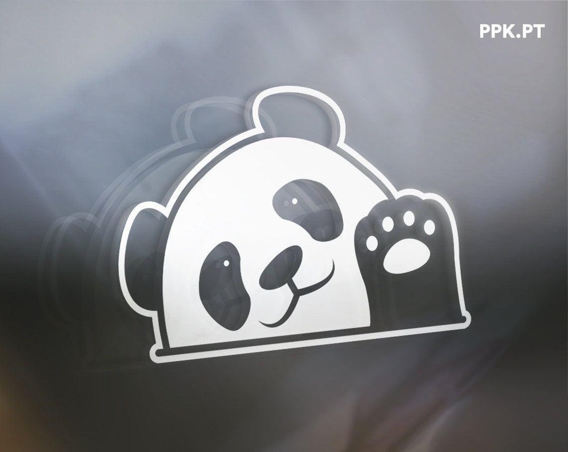 Panda Vinyl Decal Sticker for Car Yeti Laptop | Etsy