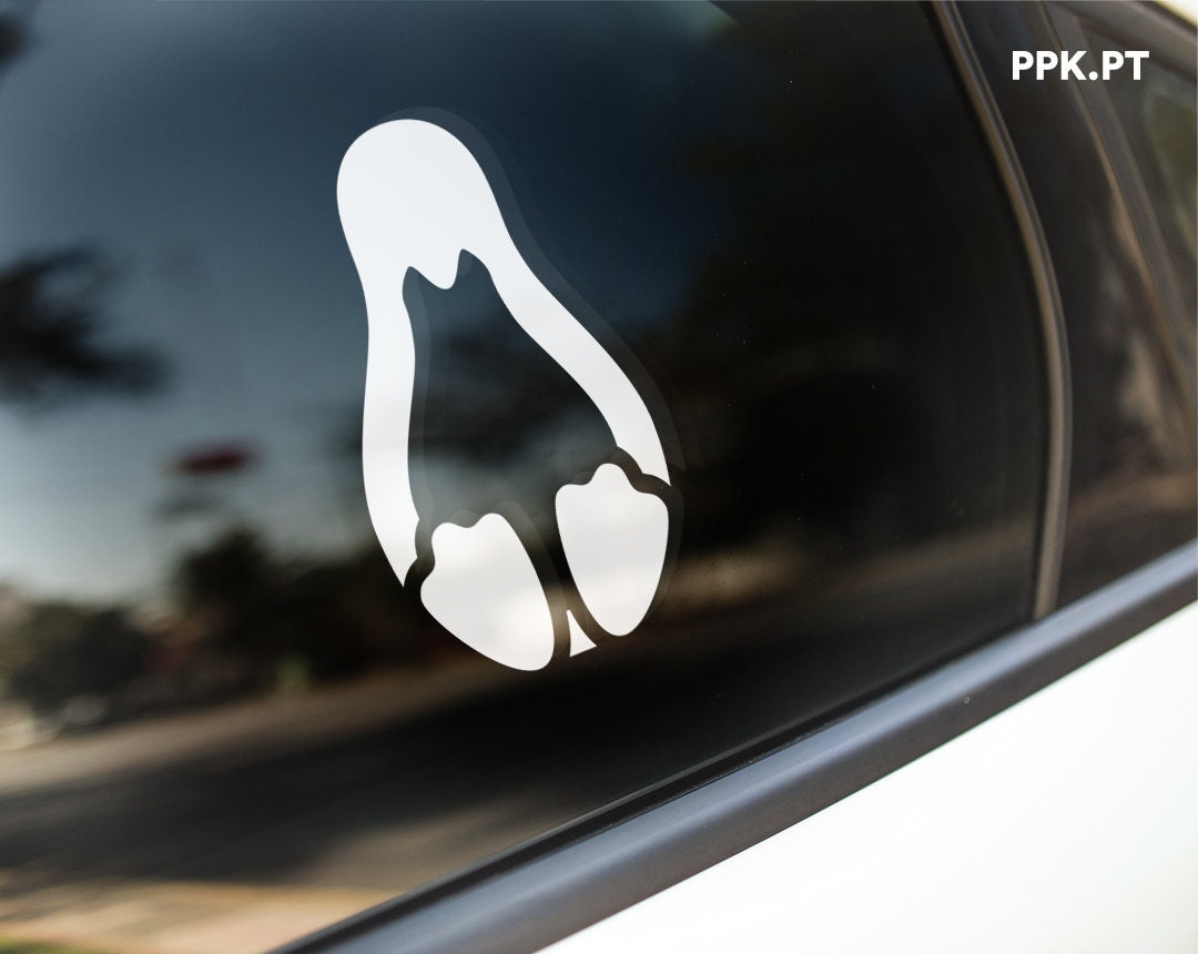 Minimal Linux Tux Penguin Logo Vinyl Decal Sticker for Car | Etsy