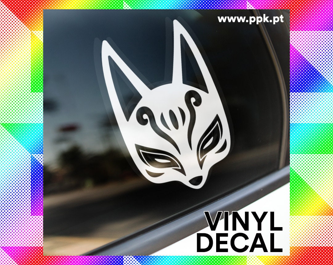 Kitsune Decal - Tattoo - Vinyl Decal Sticker for Car, Yeti, Laptop - Etsy
