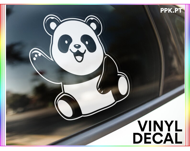 Panda Decal Animal Tattoo Vinyl Decal Sticker for Car | Etsy