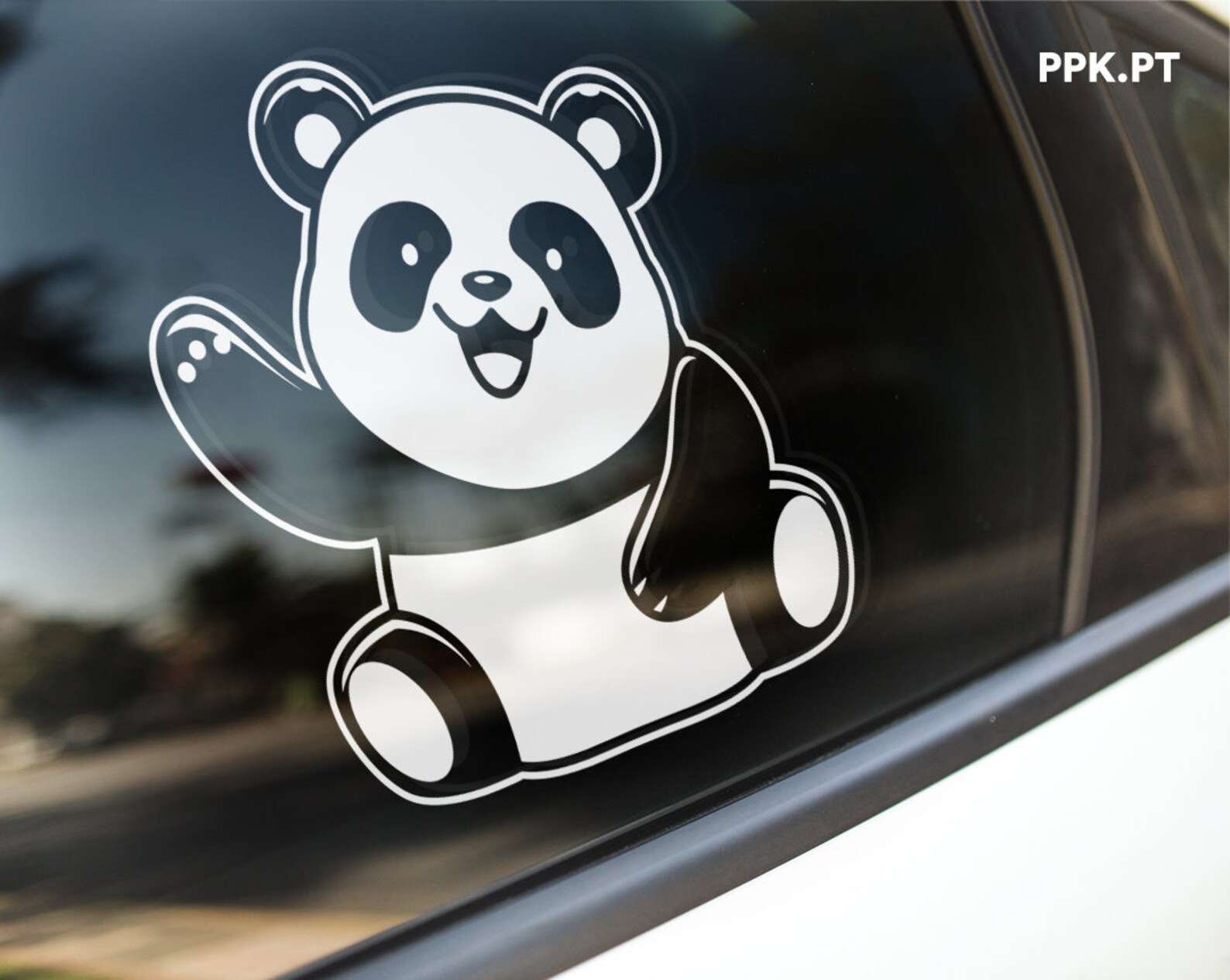 Panda Decal Animal Tattoo Vinyl Decal Sticker for Car | Etsy
