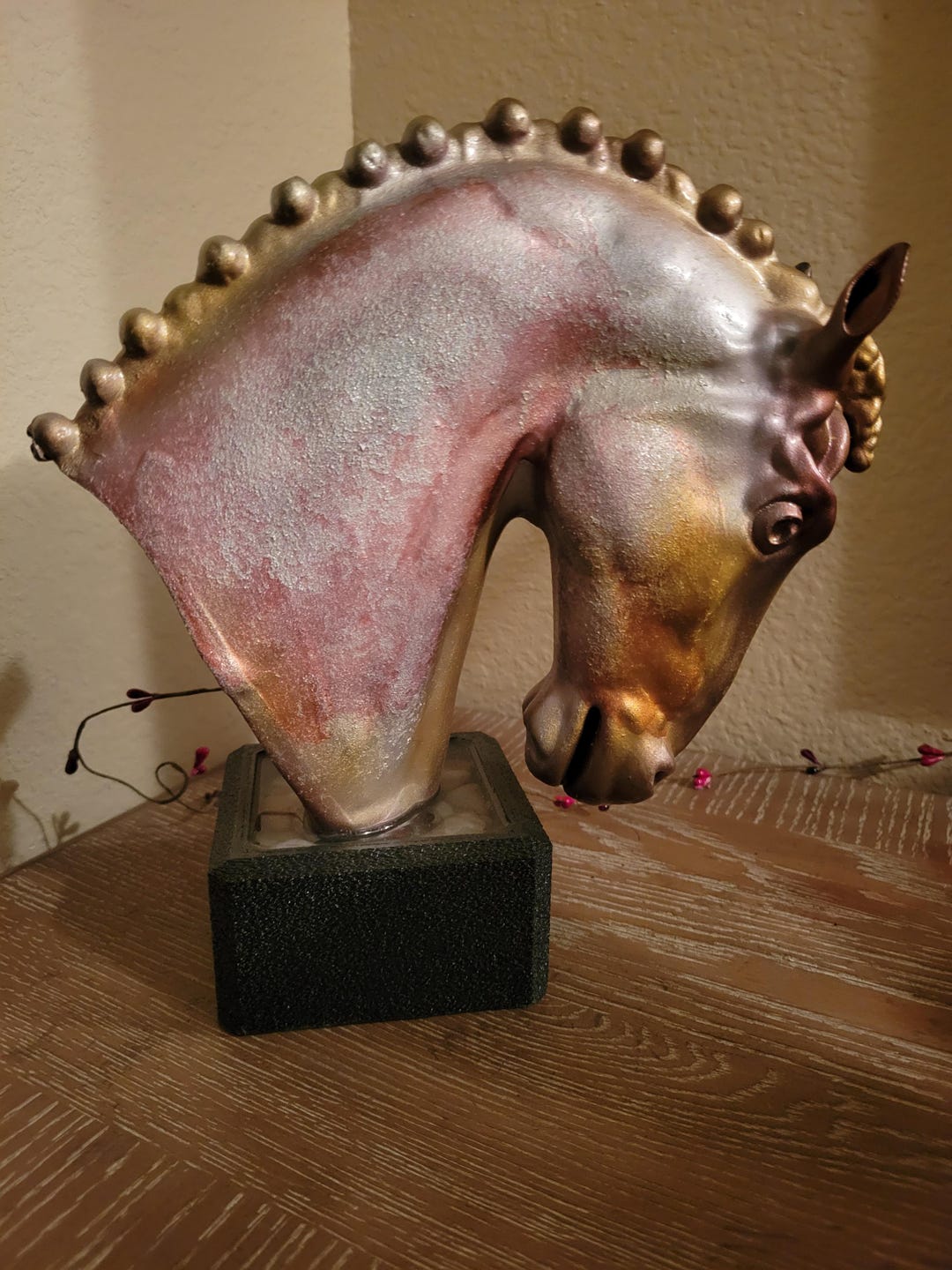 Majestic Mane – Regal Horse Head Sculpture - Etsy