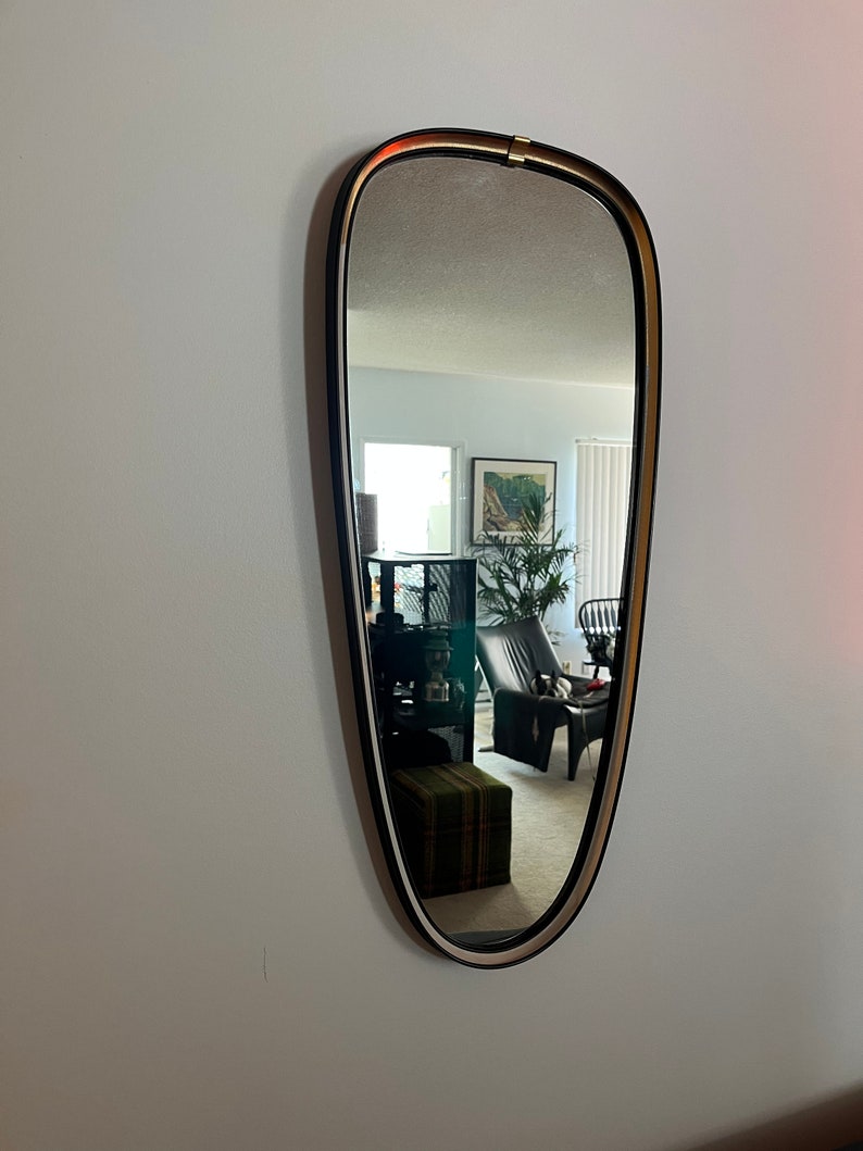 Mcm Mid Century Heavy Vintage 1960s 50s Mirror - Etsy