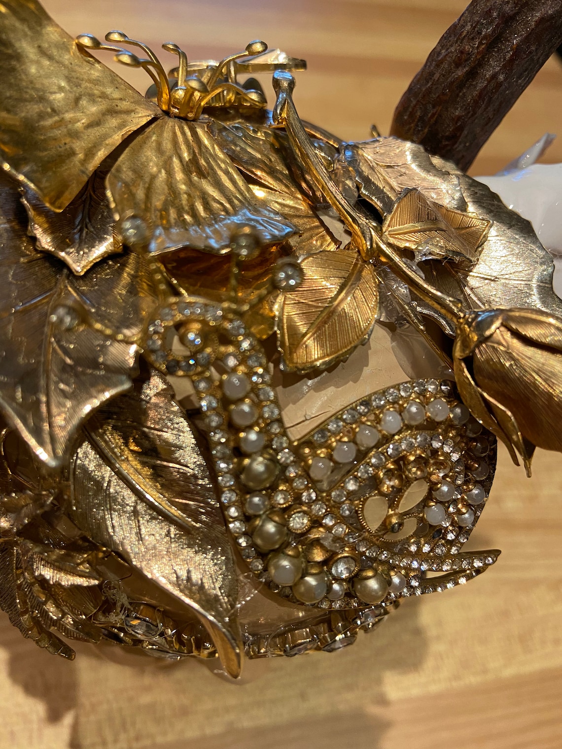 Cheeky Dear Art Doll Assemblage Gothic Baby Girl With Antlers | Etsy