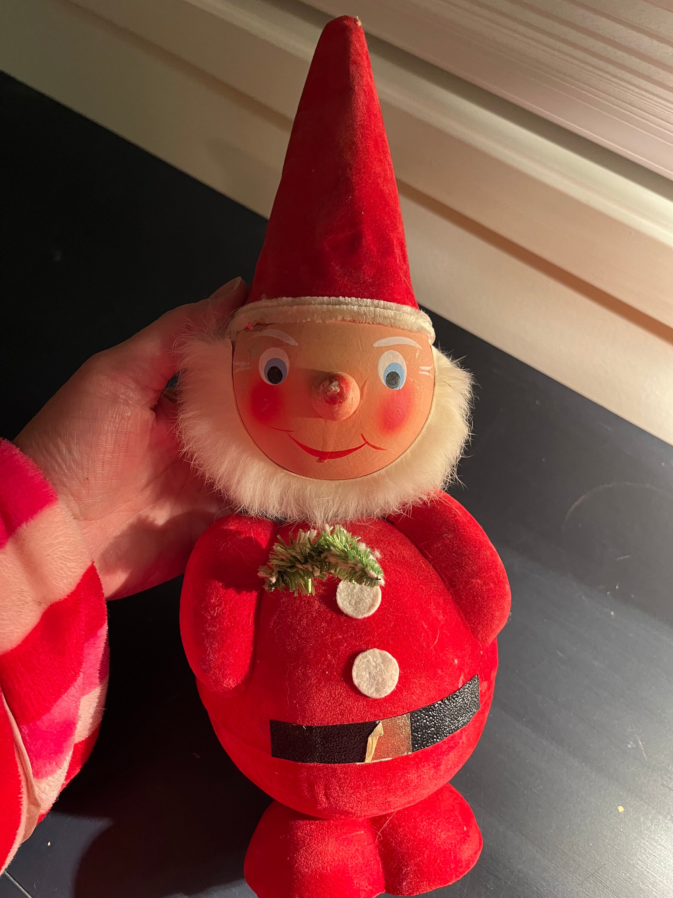 1940s German Bobble Head Vintage Papier-mâché Santa Elf - Etsy