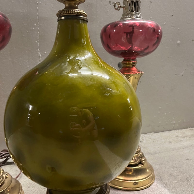 Chartreuse Lamp - Etsy