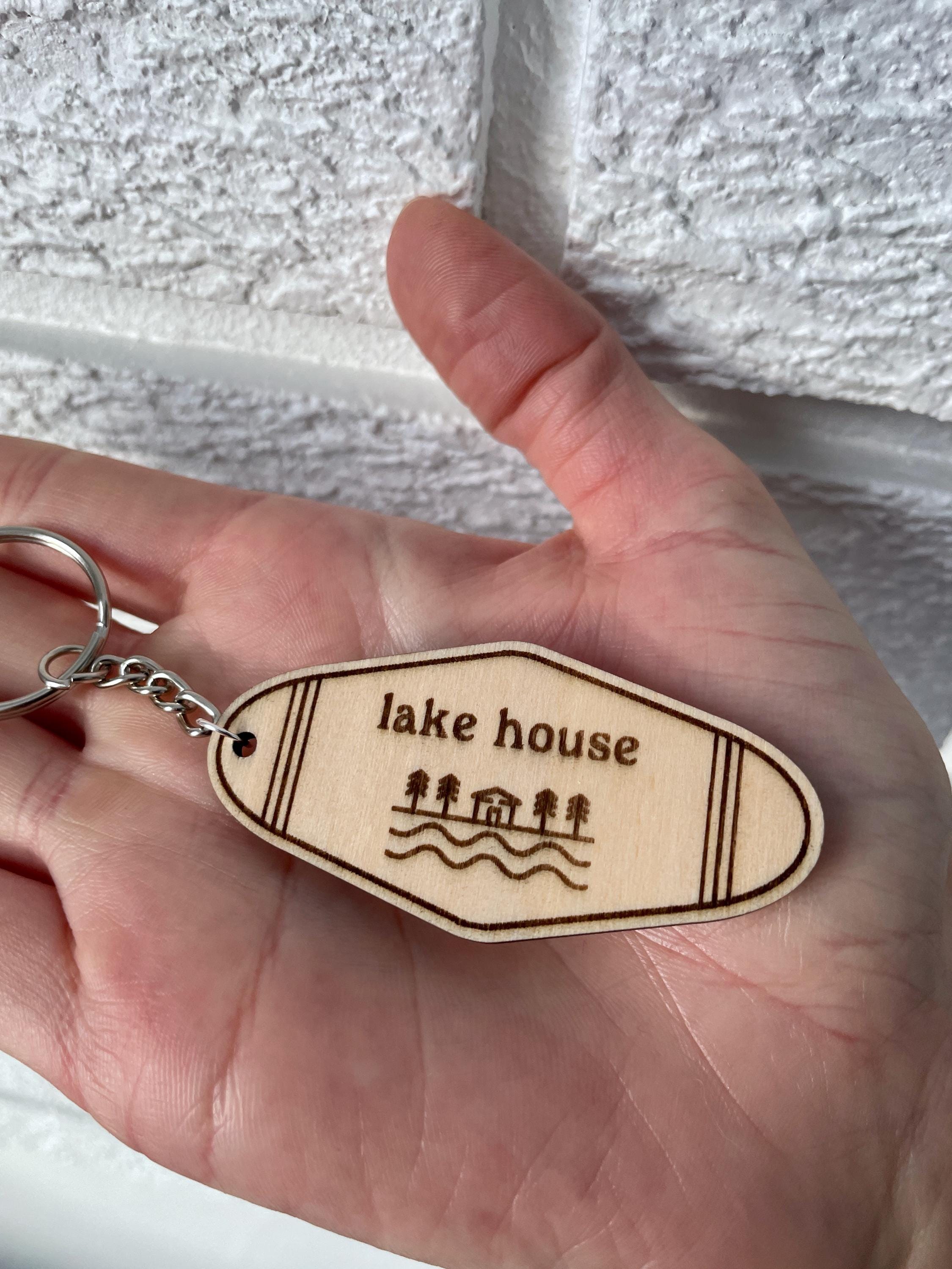 Lake House | 2.5" Mini Motel Keychain | Cottage Cabin Vacation Home ...