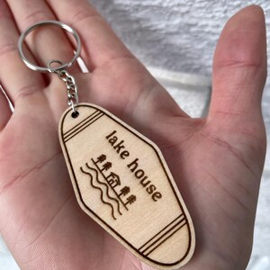 Lake House | 2.5" Mini Motel Keychain | Cottage Cabin Vacation Home ...