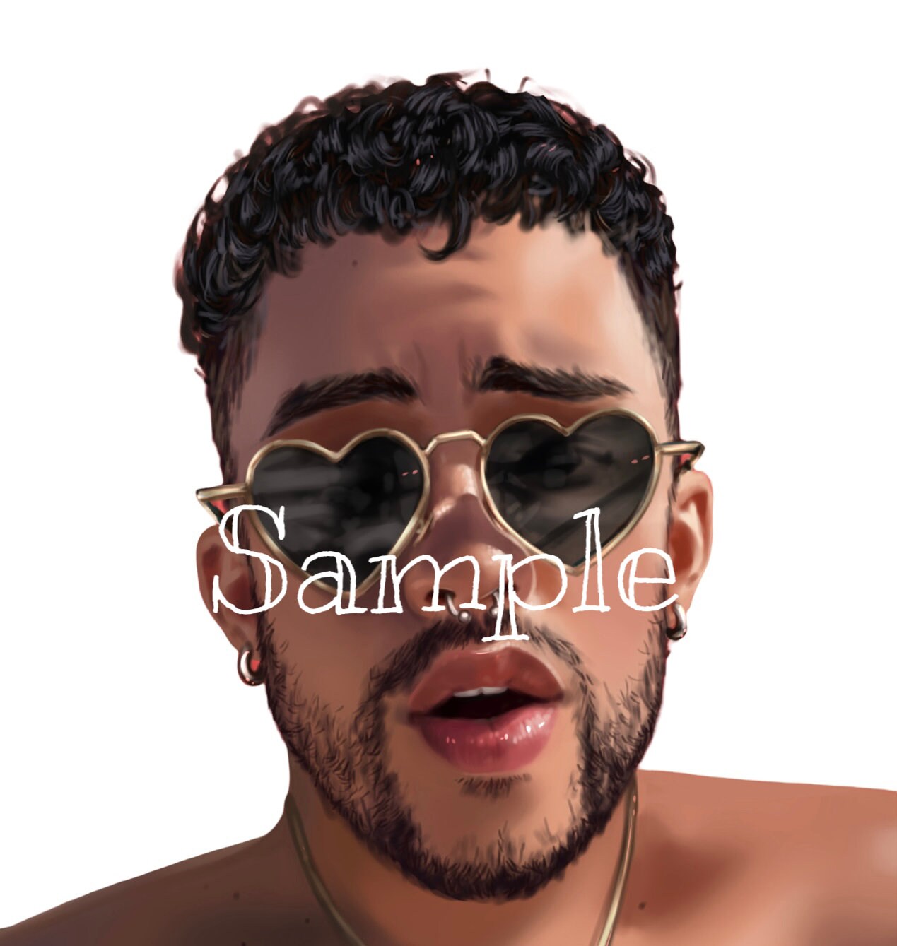 Bad Bunny Print to Cut Cricut Silloutte - Etsy