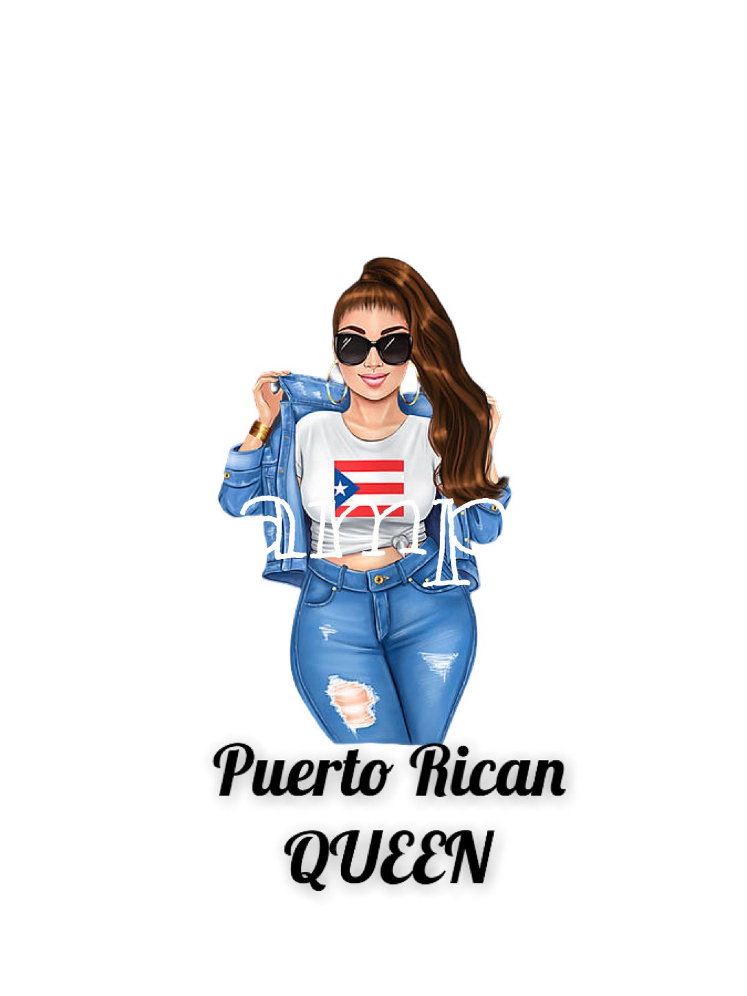Puerto Rican Queen Print to Cut Cricut Silloutte - Etsy