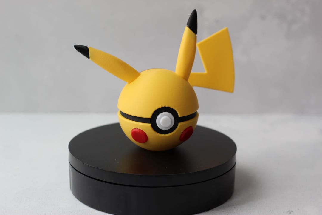 Custom 3D Printed Pokéball Replica | Pokémon Inspired Gift | Unique ...