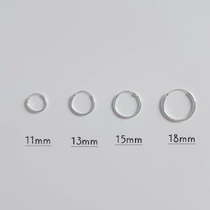 Men's 9K Solid Gold Hoop Earrings, 9K Gold Creole Hoops, Superlight ...