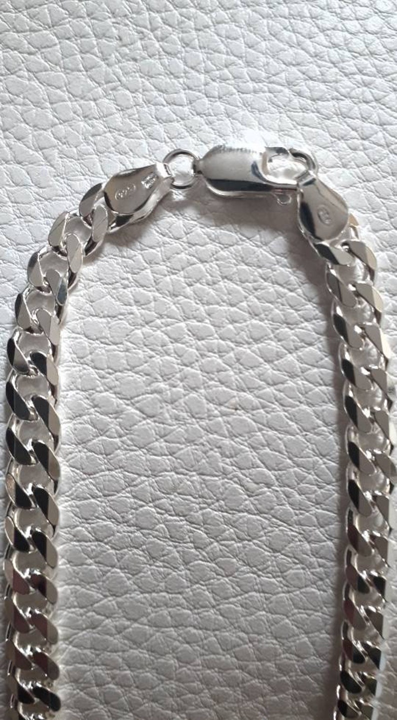 Women's Sterling Silver Curb Chain 925 SOLID Silver - Etsy UK