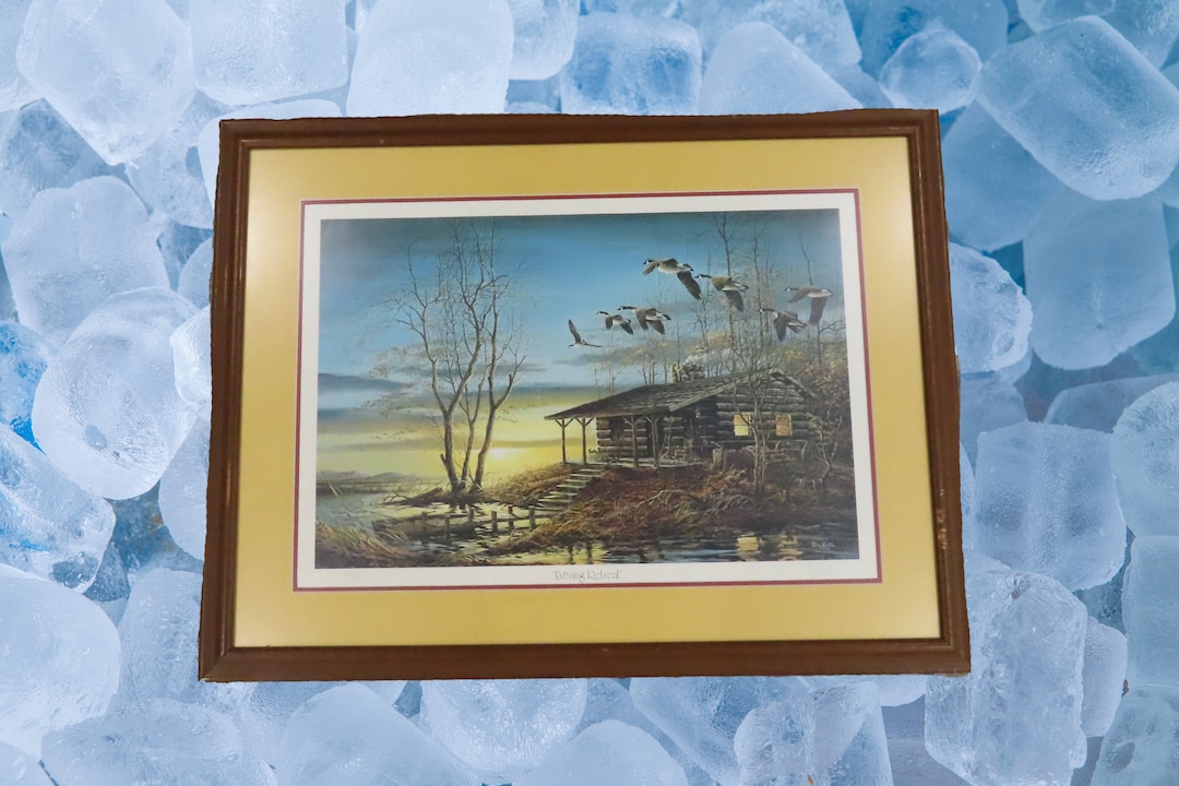 Terry Redlin Signed and Numbered Print; Evening Retreat Framed MUSEUM ...
