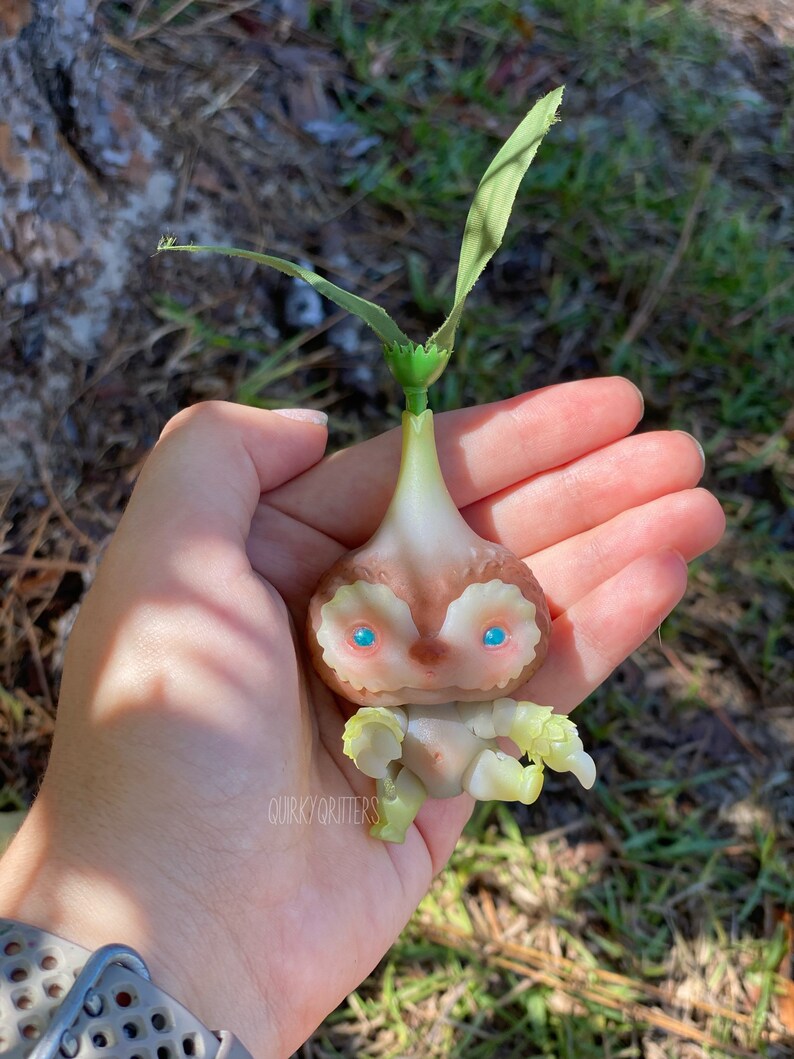 Sloth Sprouting Sprite: A Sloth-like Plant Spirit Micro Ball Joint Doll ...