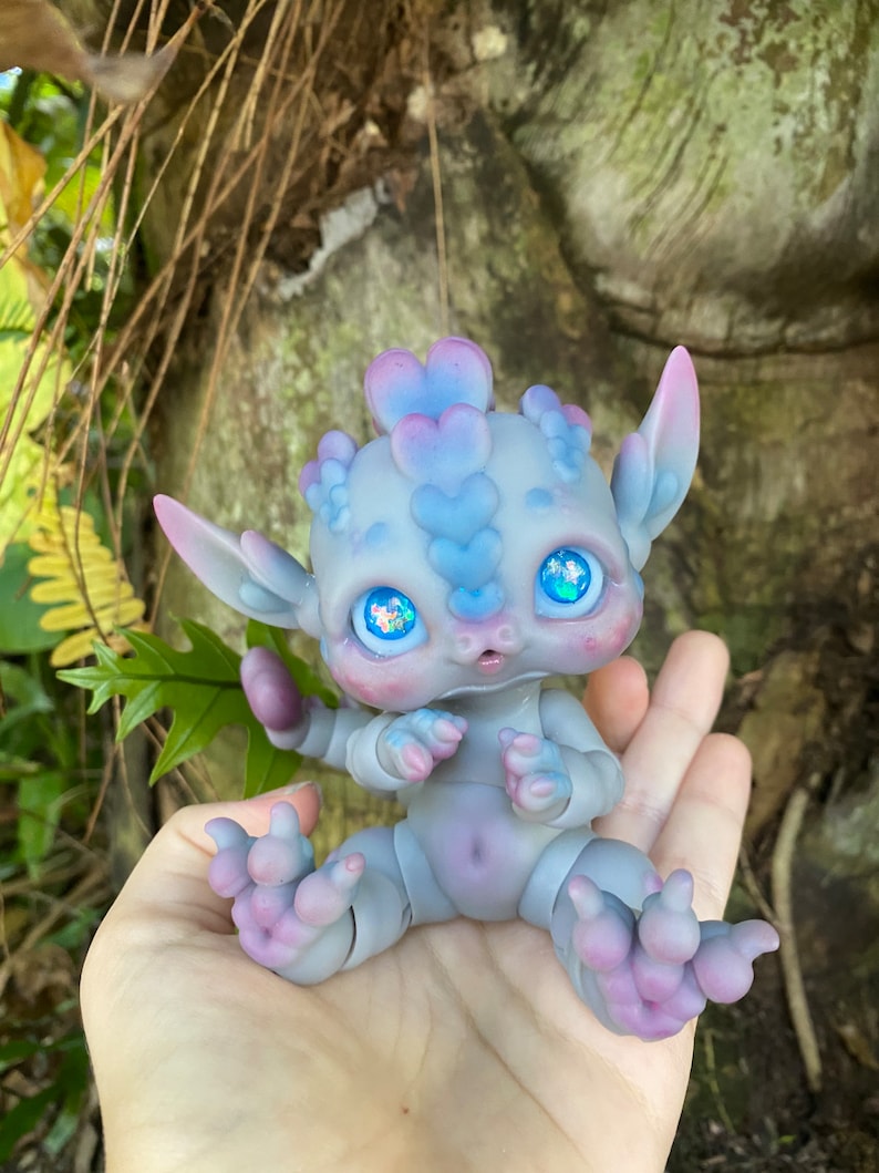 Kaijuwu: the Adorable Baby Kaiju Dinosaur Ball Jointed Doll - Etsy