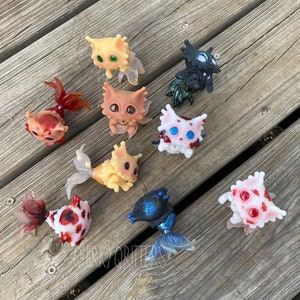 Catfish: A Mini 3D Resin BJD Purrmaid - Etsy