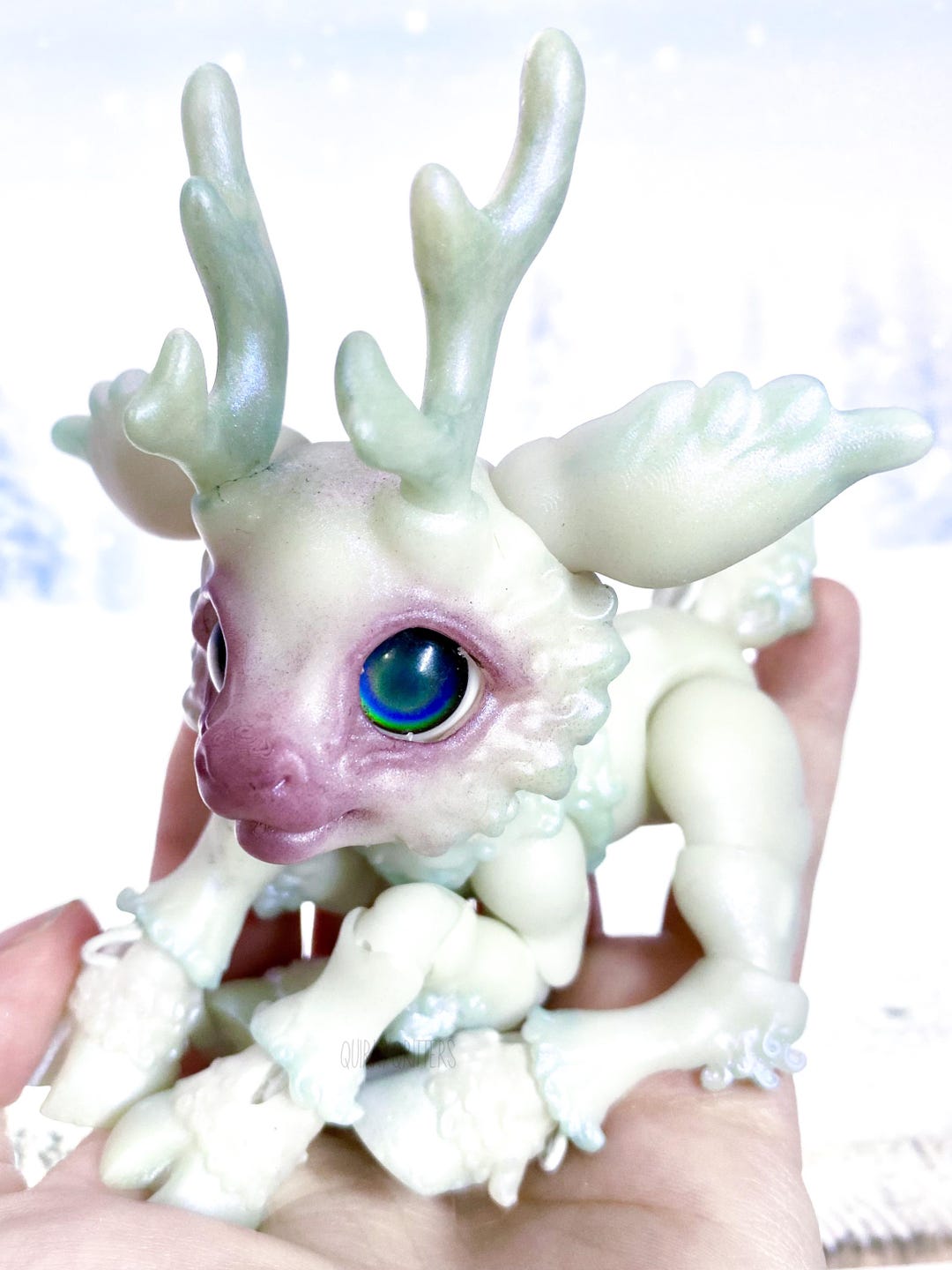 Aurora: the Resin Printed Deer BJD - Etsy