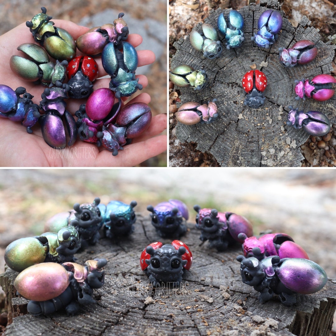 Junebug: the Tiny Dragon Beetle Ball Joint Doll Bjd - Etsy