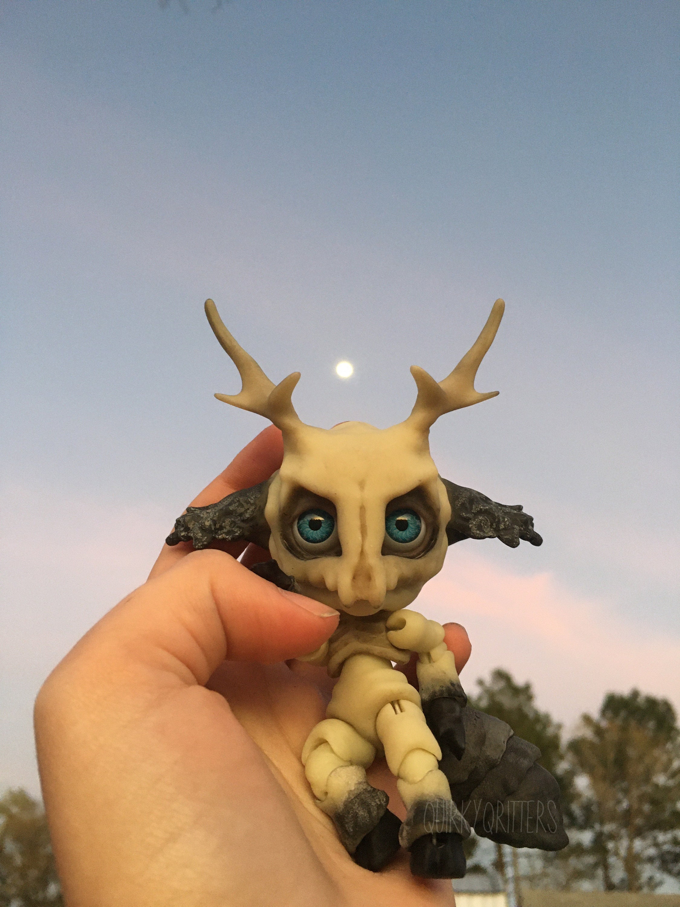Skullith: A Cute Cryptid Ball Joint Doll - Etsy