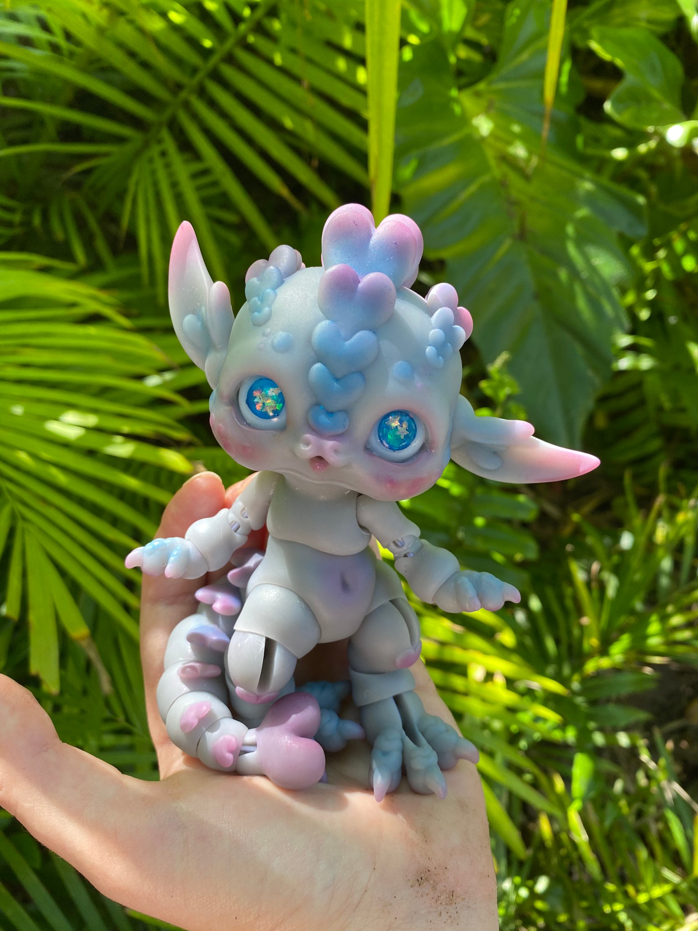 Kaijuwu: the Adorable Baby Kaiju Dinosaur Ball Jointed Doll - Etsy