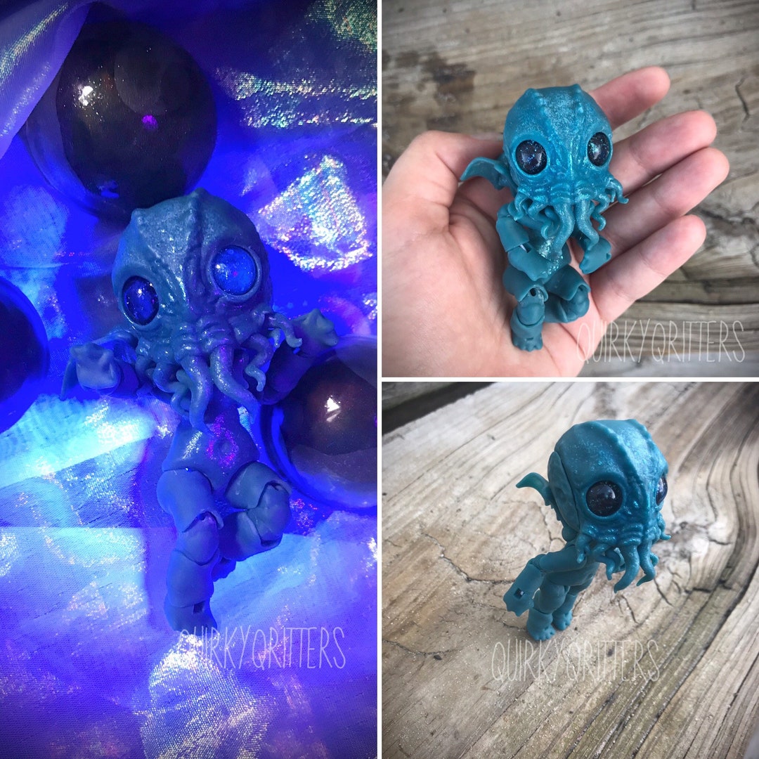 Cutethulu: the Cute Cryptid Ball Joint Doll - Etsy