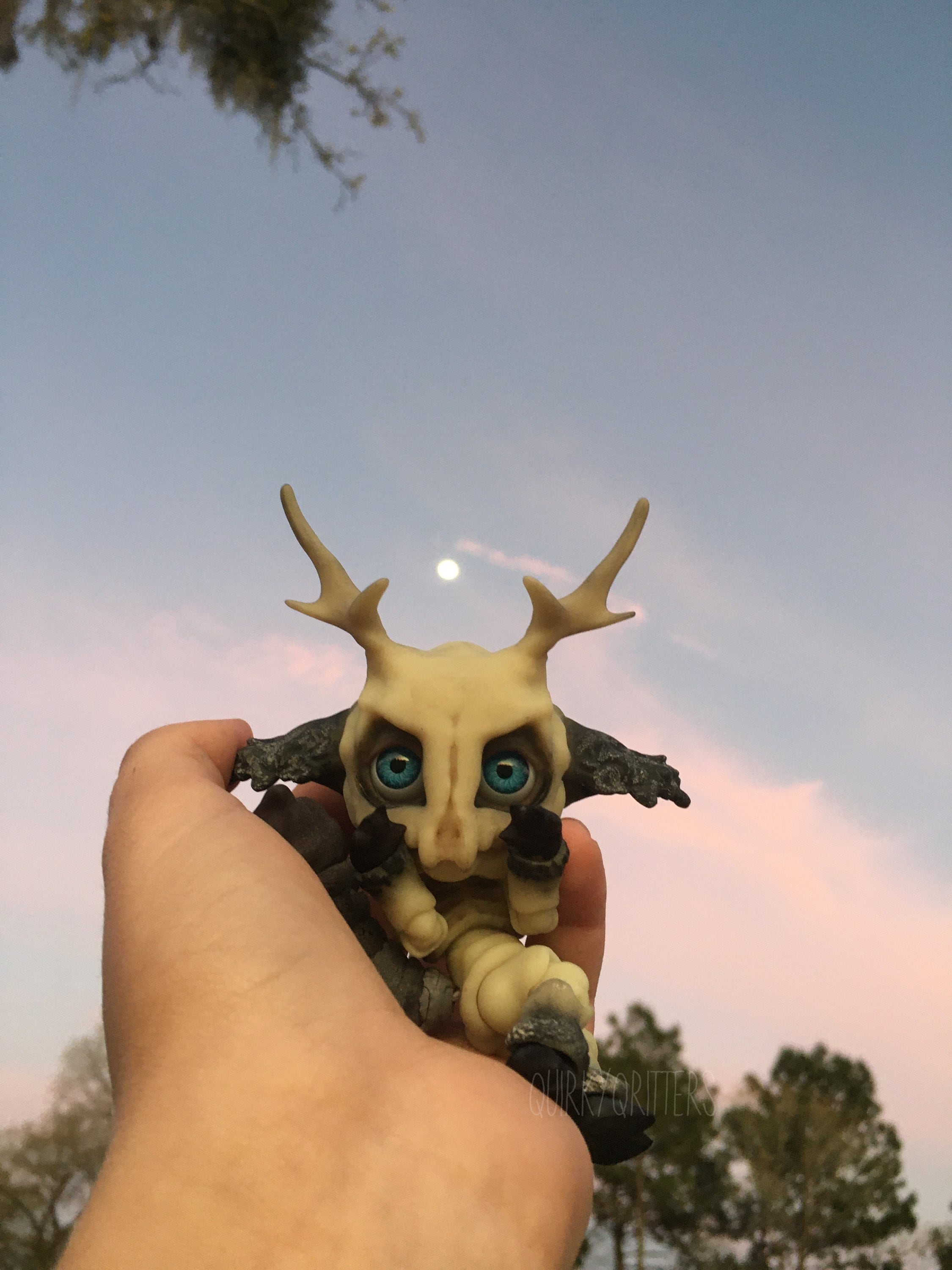 Skullith: A Cute Cryptid Ball Joint Doll - Etsy