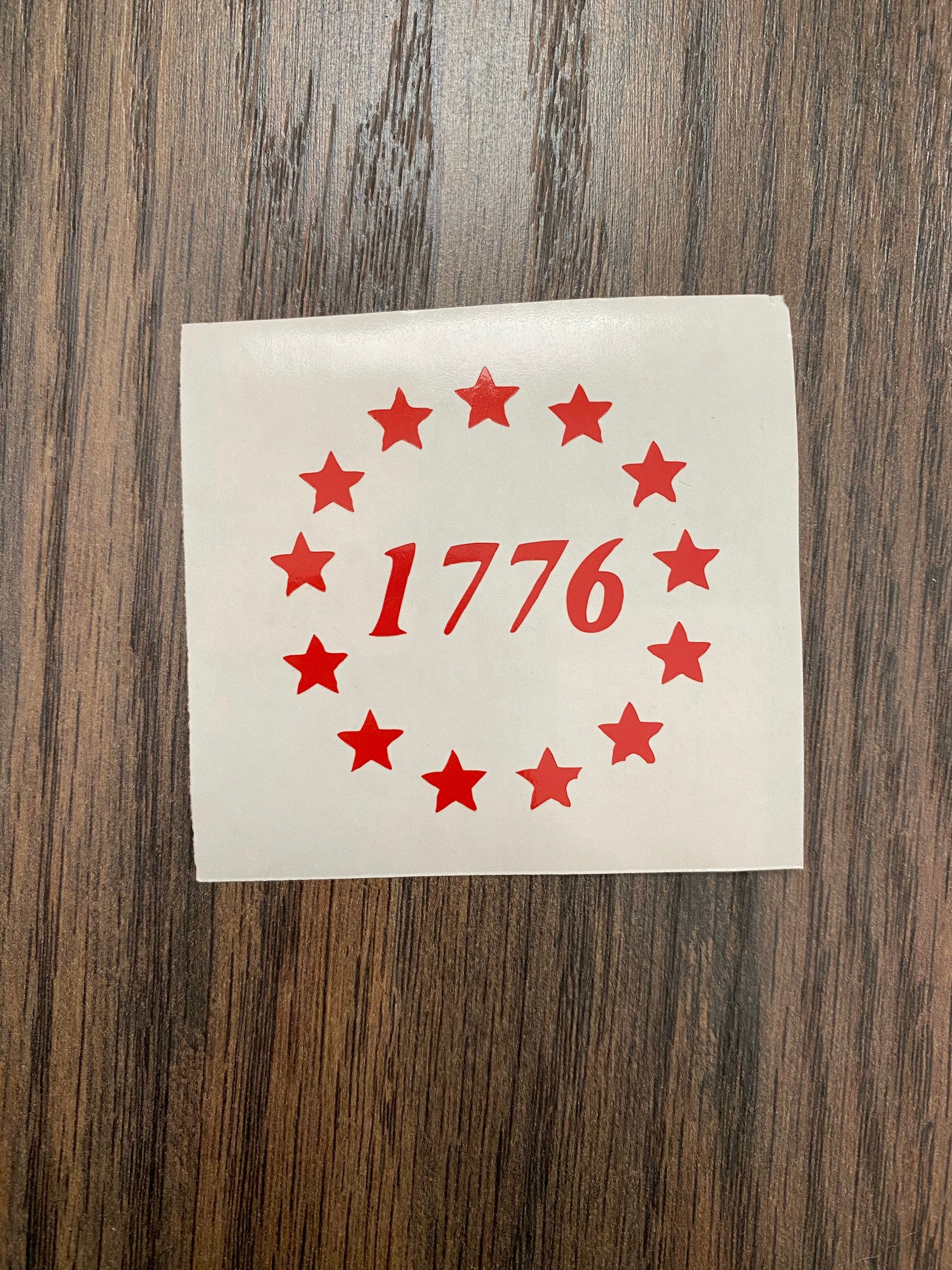 1776 Decal/Sticker | Etsy
