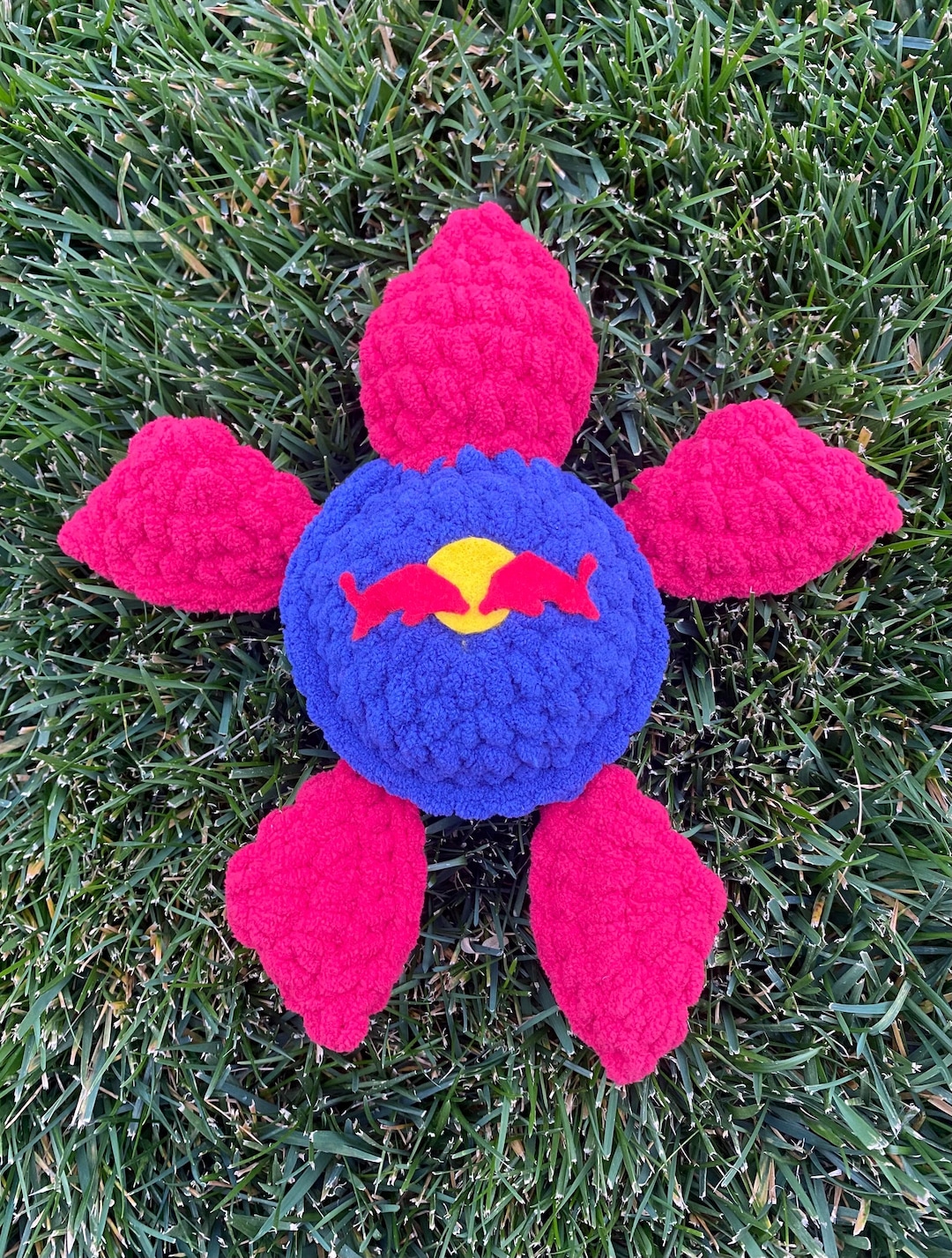 F1 Red Bull Turtle Plushie - Etsy