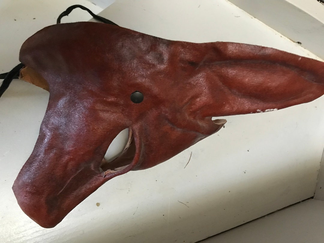 Leather Wolf Mask - Etsy