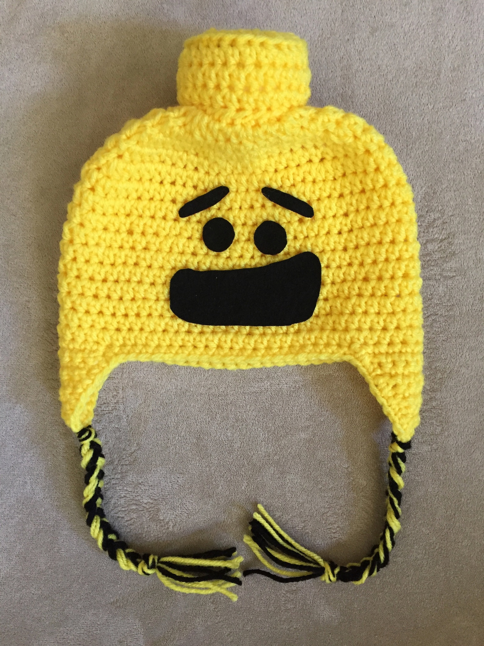 Crochet Pattern PDF Download brick Head Hat | Etsy