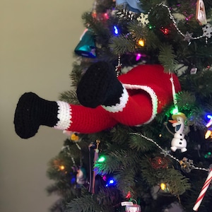 Stuck in the Tree Santa Legs - PDF Pattern Download - Etsy