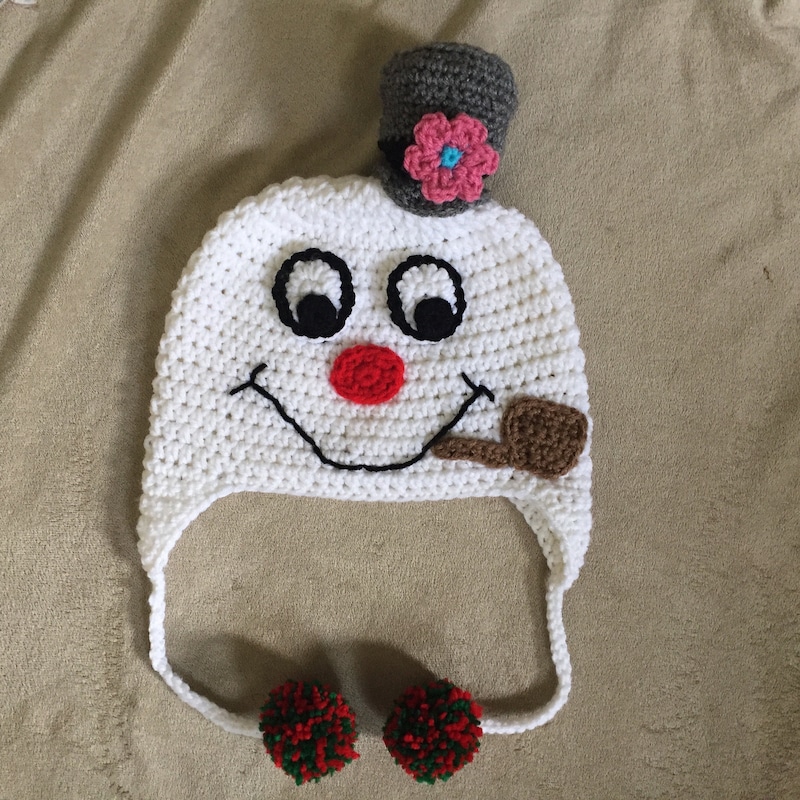 Frosty Snowman Hat - Etsy