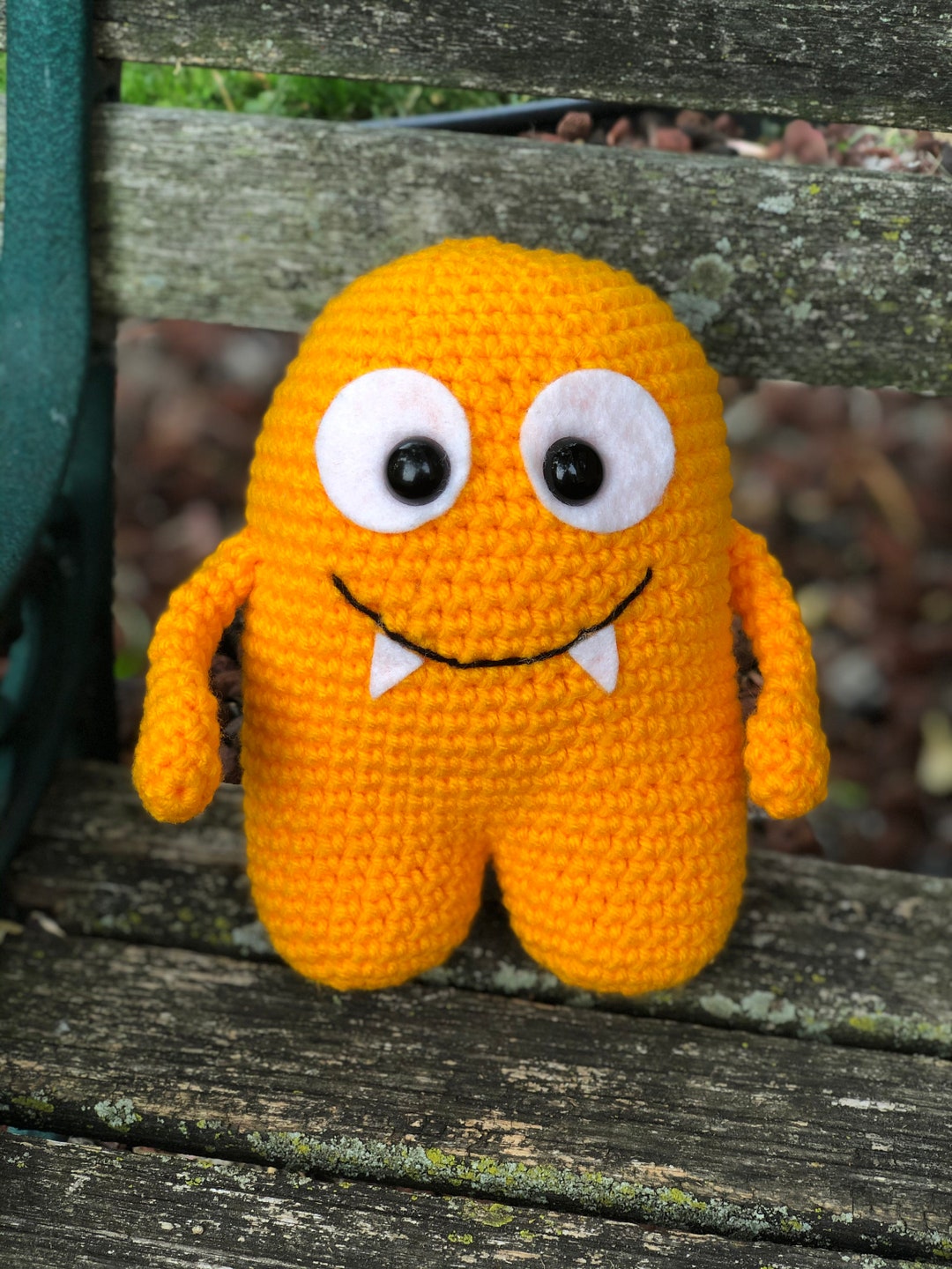 Happy Little Monster Crochet Pattern - PDF Download - Etsy