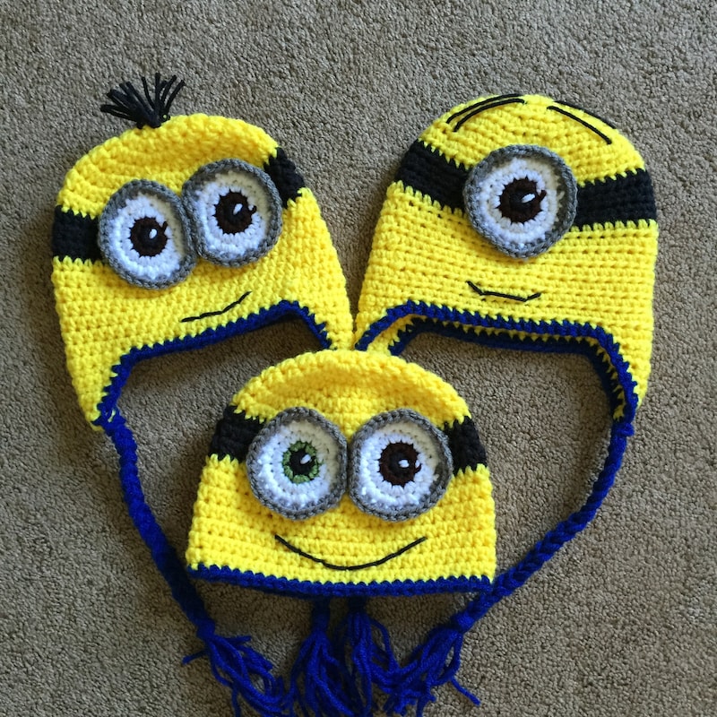 Purple Minion Hat - Etsy