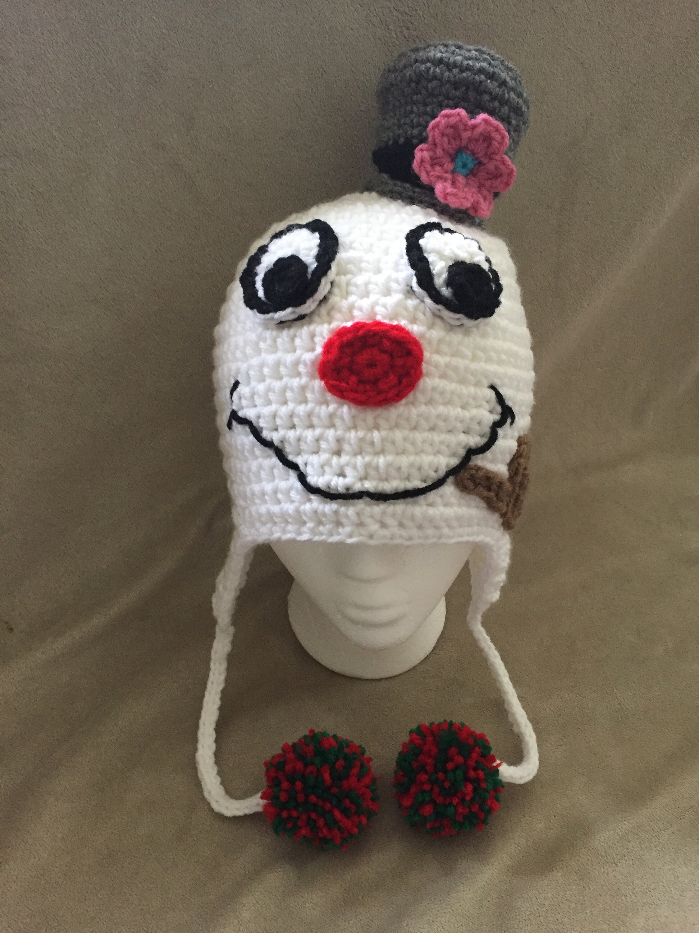 Frosty the Snowman Hat - Crochet Pattern - PDF Download Only - Etsy