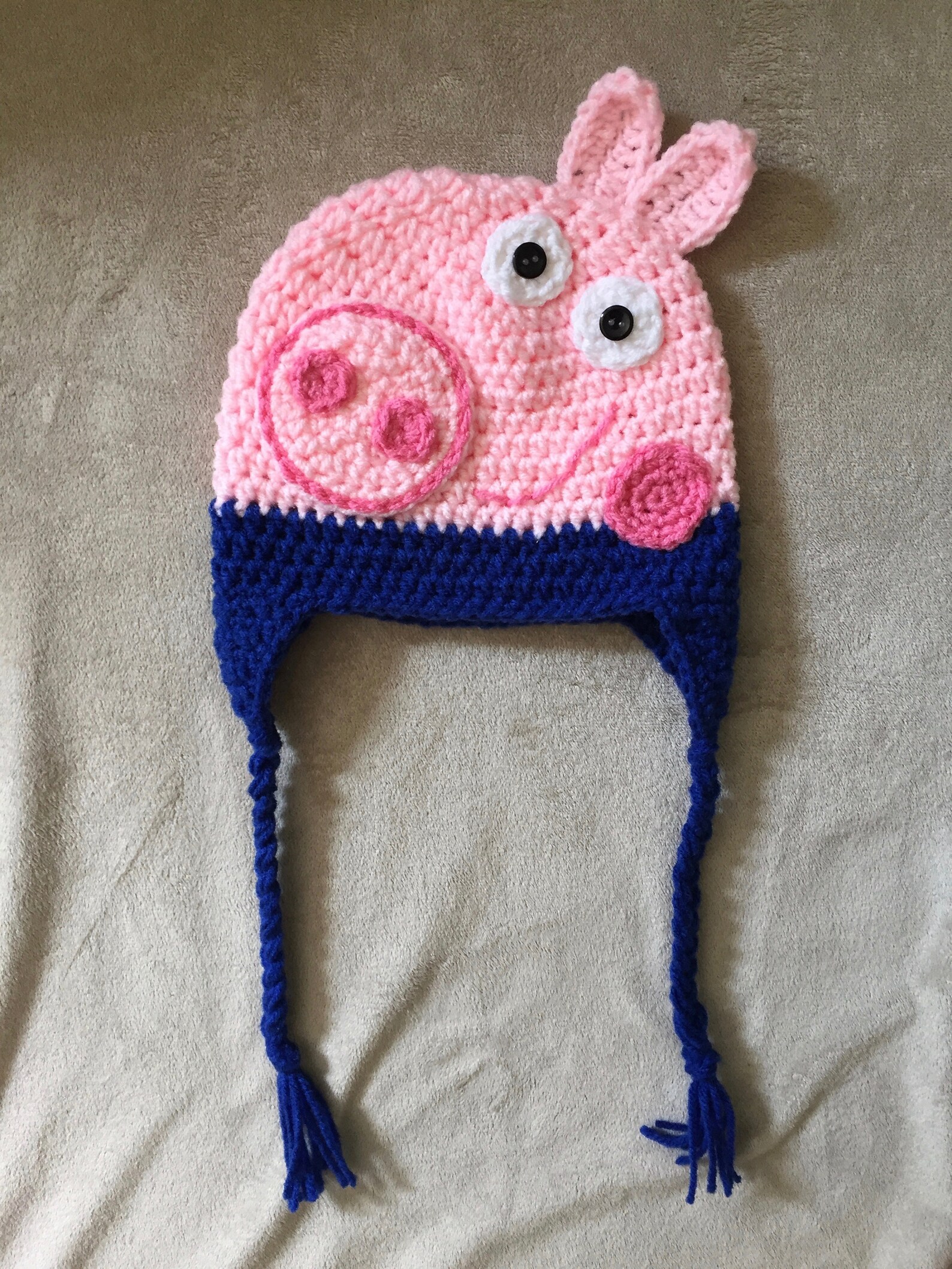 Peppa and George Pig Hat - Etsy