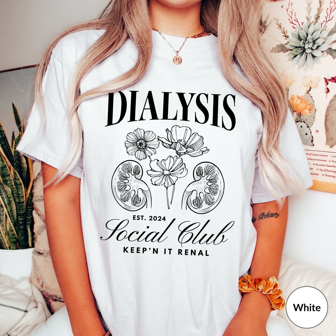 Custom Dialysis Tech Comfort Colors® Shirt, Personalized Dialysis Nurse ...