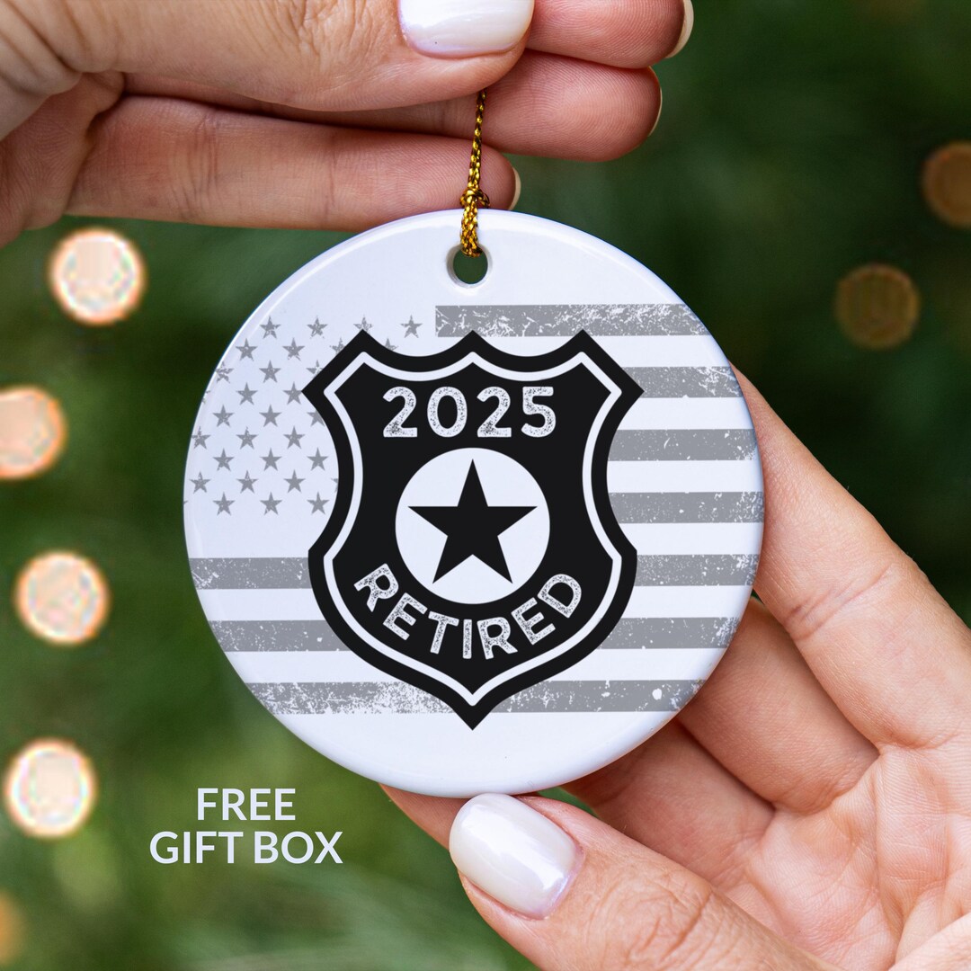 Police Retirement Gift, Personalized Police Retirement Christmas ...