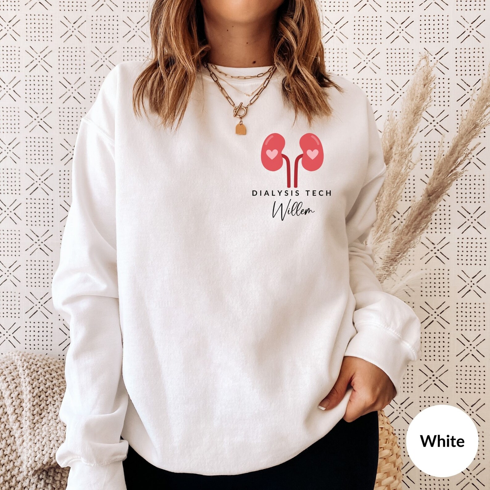 Dialysis Tech Sweatshirt Personalized Dialysis Nurse Sweatshirt Custom ...