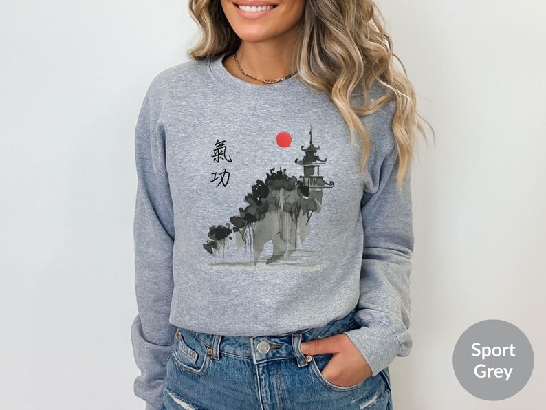 Qigong Sweatshirt Qi Gong Uniform Woman Qigong Clothing Qigong Shirt ...