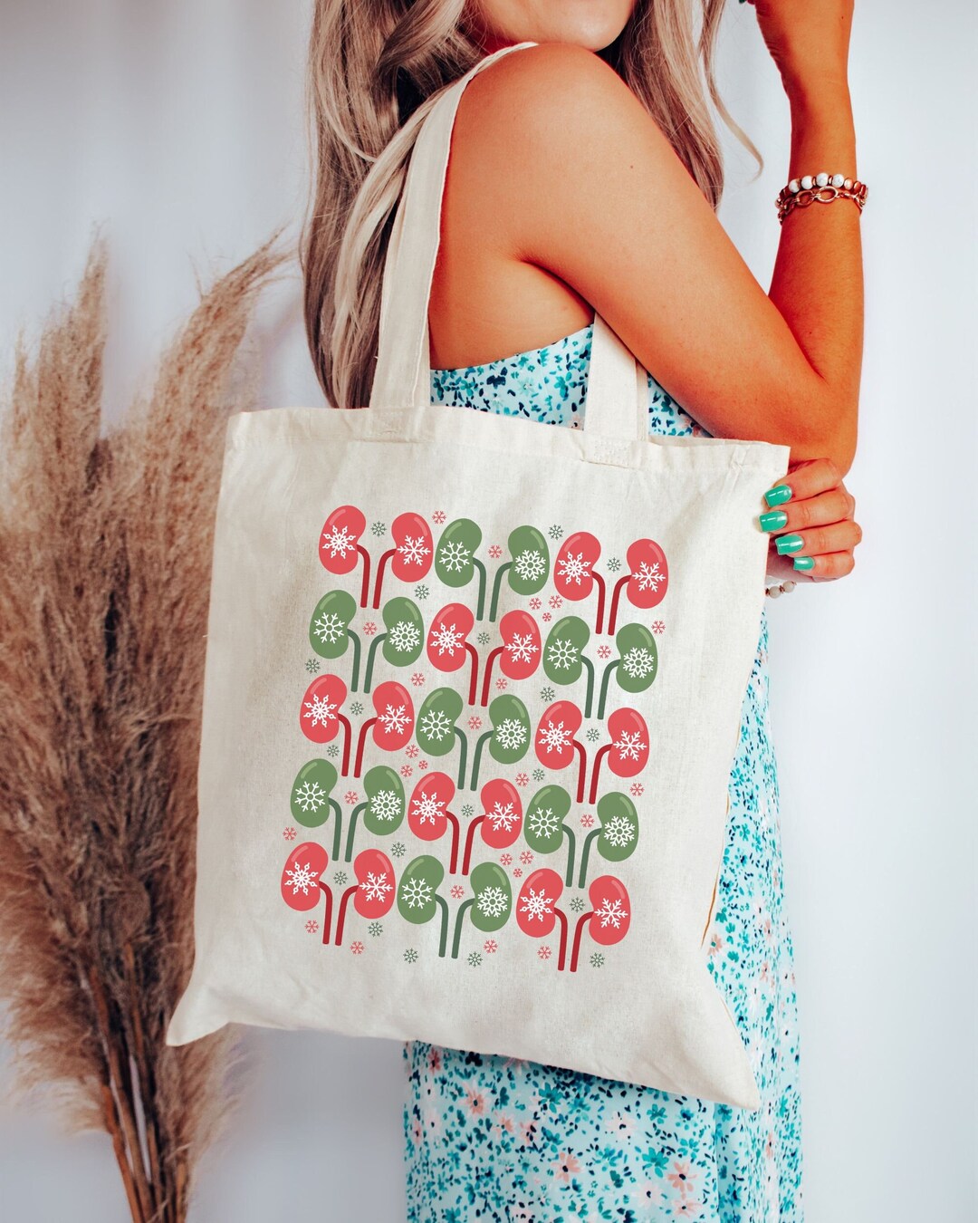 Dialysis Tech Christmas Tote Bag Fall Dialysis Nurse Bag Nephrology ...